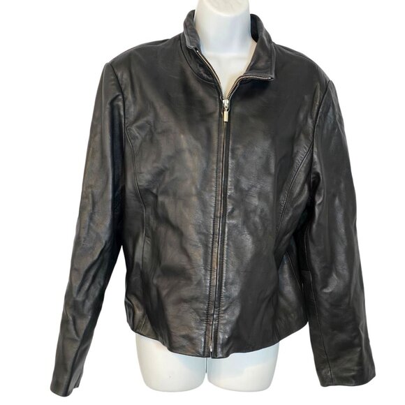 Sonoma | Jackets & Coats | Sonoma Size L Lambskin Leather Jacket Womens ...